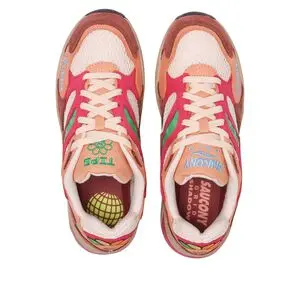 Saucony X Jae Tips Grid Shadow 2 "what's The Occasion?" Sneakers - Brown