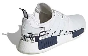 Adidas Nmd_r1 Sneakers With Wordmark Heel Stripe - White