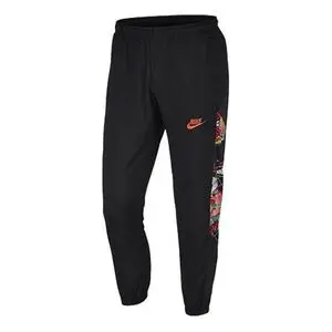 Nike Sportswear Tat Sports Pants - Black/red