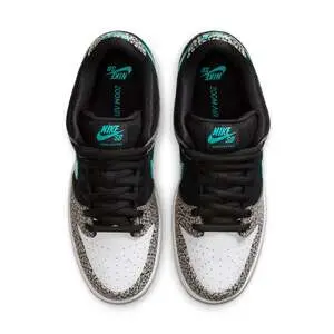 Nike Dunk Low Pro "atmos Elephant" Sneakers - Medium Grey/black/white