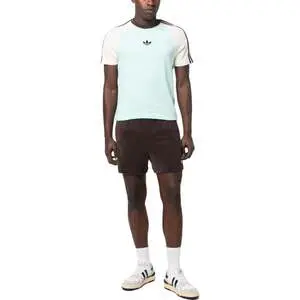 Adidas X Wales Bonner Short Sleeve T-shirt 'clear Mint - Clear Mint/white/black