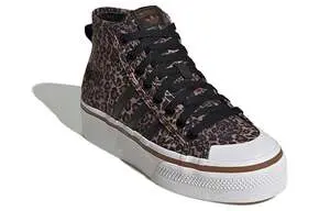 Adidas Nizza Platform Mid 'leopard Print - Core Black/cloud White/wild Brown
