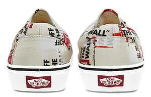 VANS Era Alphabet Sneakers - Grey/red