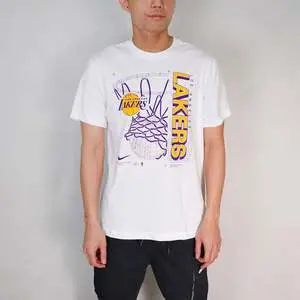 Nike Los Angeles Lakers Basketball Graphic Tee - White