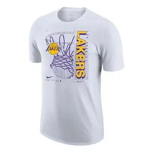 Nike Los Angeles Lakers Basketball Graphic Tee - White