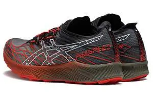 Asics Fujispeed Trail Running Sneakers - Black/red