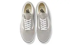 VANS Old Skool Lace-up Sneakers - Gray/white