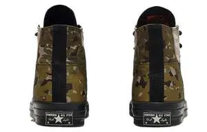 CONVERSE Chuck 70 Hi Patchwork Blocked Camouflage Sneakers - Black/camo