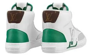 LOUIS VUITTON Charlie Ankle Sneakers - White/grey/