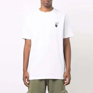 Off-White Fw21 Caravaggio Printing Short Sleeve T-shirt