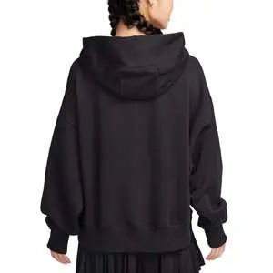 Nike Phoenix Fleece Oversized Pullover Hoodie - Black/sail