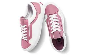 VANS Style 36 Low Top Sneakers - White/pink