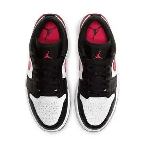 JORDAN Air 1 Low "siren Red - Black/siren Red-white