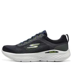 Sketchers Go Run Lite Athletic Sneakers - Navy/lime