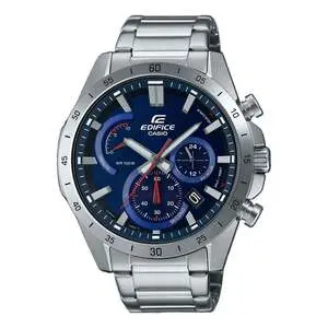 Casio Edifice Analog/digital Chronograph Stainless Steel Watch - Silver