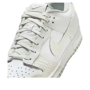 Nike Dunk Low "just Do It" Faux-reptile Textured Sneakers