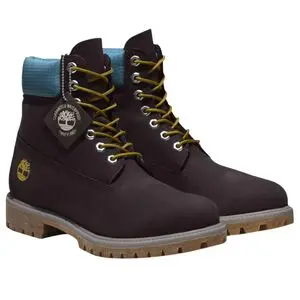 Timberland 6 Inch Premium Waterproof Lace-up Boots - Black/blue