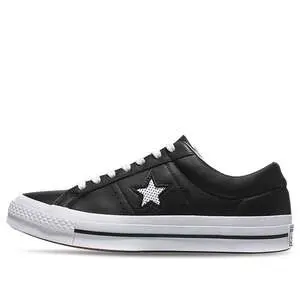 CONVERSE Converse One Star Perforated Leather Sneakers Black