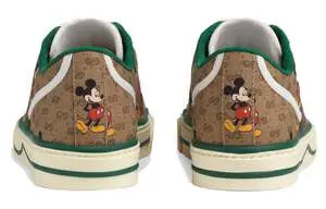 Gucci Disney X Tennis 1977 Mickey Mouse Sneakers - Brown