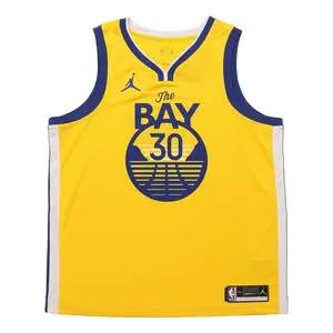 JORDAN Nba Stephen Curry Warriors Statement Edition 2020 Swingman Jersey - Yellow
