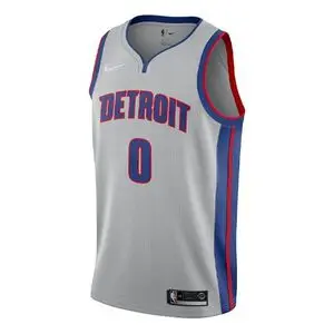 Nike Nba Retro Detroit Pistons Basketball Jersey - Grey