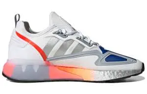 Adidas Zx 2k Boost Metallic Silver Sneakers