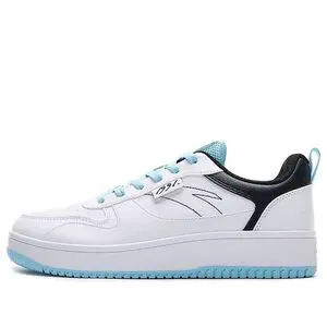 ANTA Skateboarding Shoes - White/blue/black