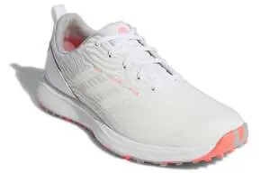 Adidas S2g Golf Shoes With Grey Stripes - White