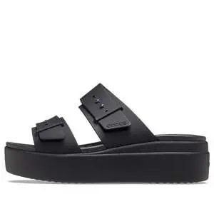 CROCS Brooklyn Low Platform Sandals - Black