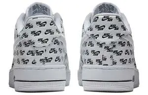 Nike Force 1 Low '07 Qs 'all Over Logo White - White/black