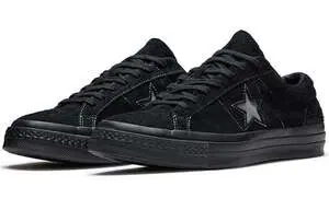 CONVERSE One Star Suede Low Top Sneakers - Black