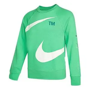 Nike Swoosh Graphic Knit Crewneck Pullover - Green