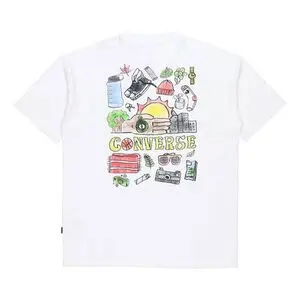 CONVERSE Graphic Print T-shirt - White