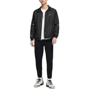 Nike Premium Pattern Printing Lapel Long Sleeve Jacket