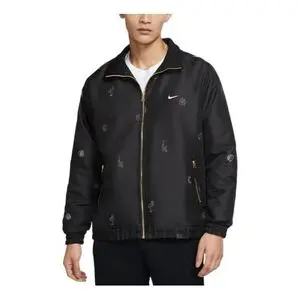 Nike Premium Pattern Printing Lapel Long Sleeve Jacket