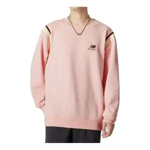NEW BALANCE Athletics Sweater With Striped Sleeves - Pink