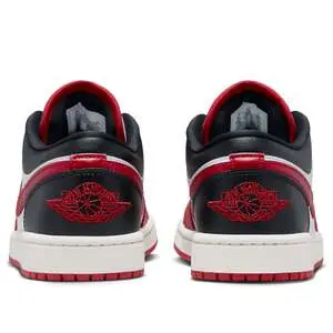 JORDAN 1 Low "white Gym Red" Sneakers - White/red/black