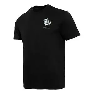 Adidas Casual Sports Breathable Round Neck Short Sleeve - Black