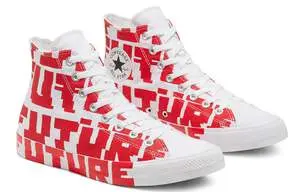 CONVERSE Chuck Taylor All Star High Top Sneakers - White/red