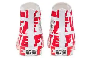 CONVERSE Chuck Taylor All Star High Top Sneakers - White/red