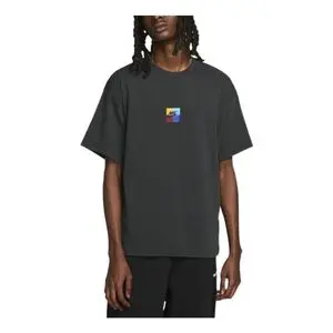Nike Goddess T-shirts 'black - Black/multi-color