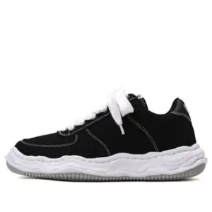 Mihara Yasuhiro Wayne Og Sole Canvas Low-top Sneaker - Black