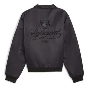 PUMA X Represent Logo Bomber Jacket - Black