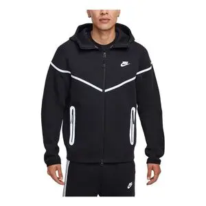 Nike Tech Fleece Windrunner Reflective Hooded Jacket - Black