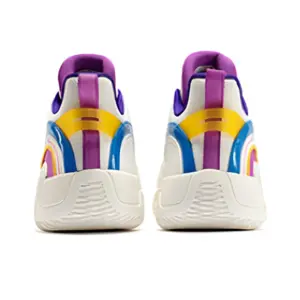 361 DEGREES Ag Pull Up Sneakers - White/yellow