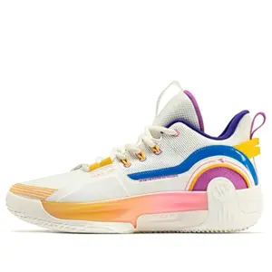 361 DEGREES Ag Pull Up Sneakers - White/yellow