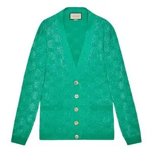 Gucci Gg Sparkling Wool Cardigan
