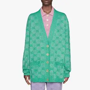 Gucci Gg Sparkling Wool Cardigan