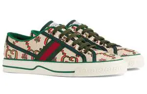 Gucci Tennis 1977 Sneaker - Beige/green/red
