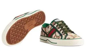 Gucci Tennis 1977 Sneaker - Beige/green/red